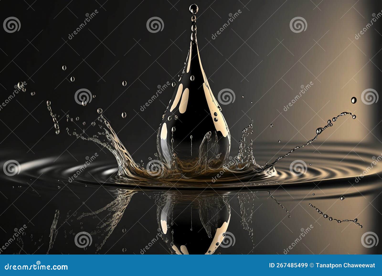 Cosmetics Hydro Essence Water for Moisturizer. Liquid Splash Bubble or ...