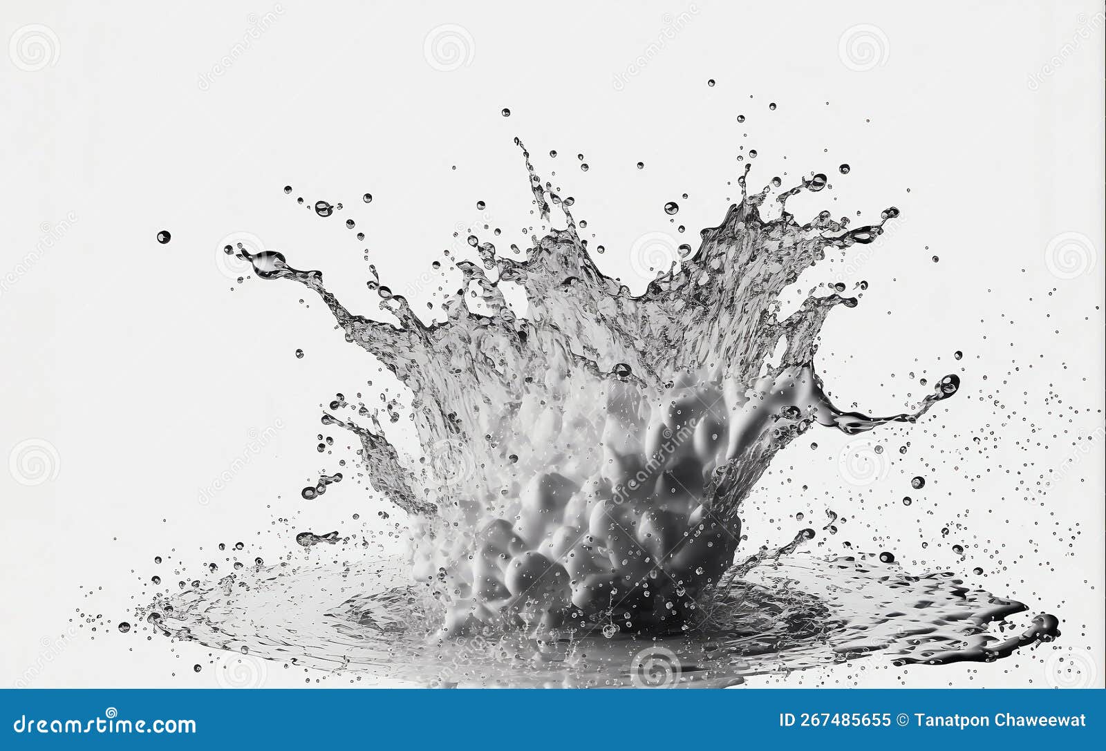 Cosmetics Hydro Essence Water for Moisturizer. Liquid Splash Bubble or ...