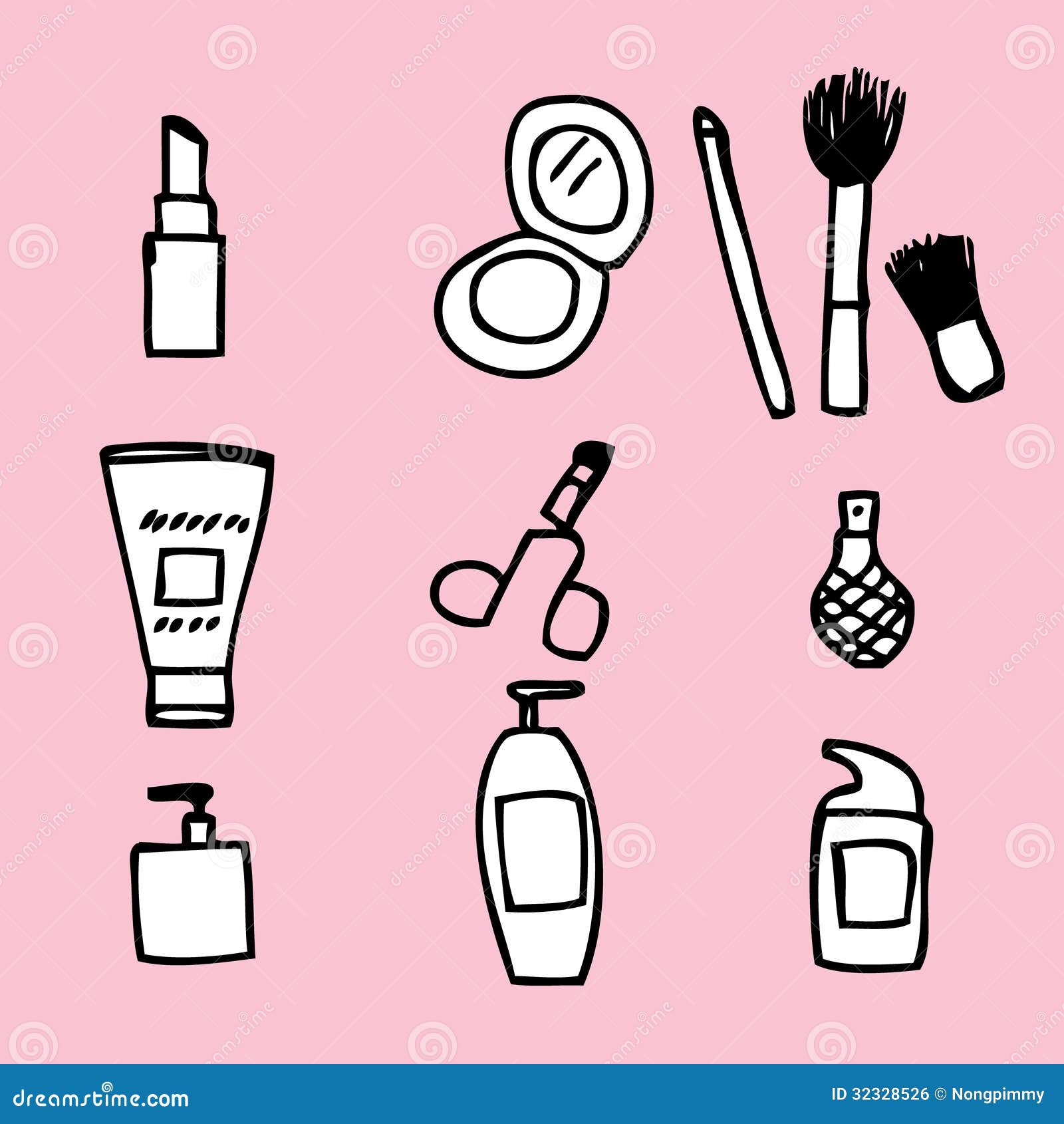 Cosmetics Icon stock vector. Illustration of beauty, stuff - 32328526