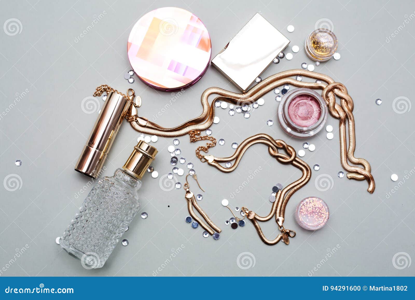 Cosmetics Make Up Artist Objects Stock Photo - Image of closeup ...