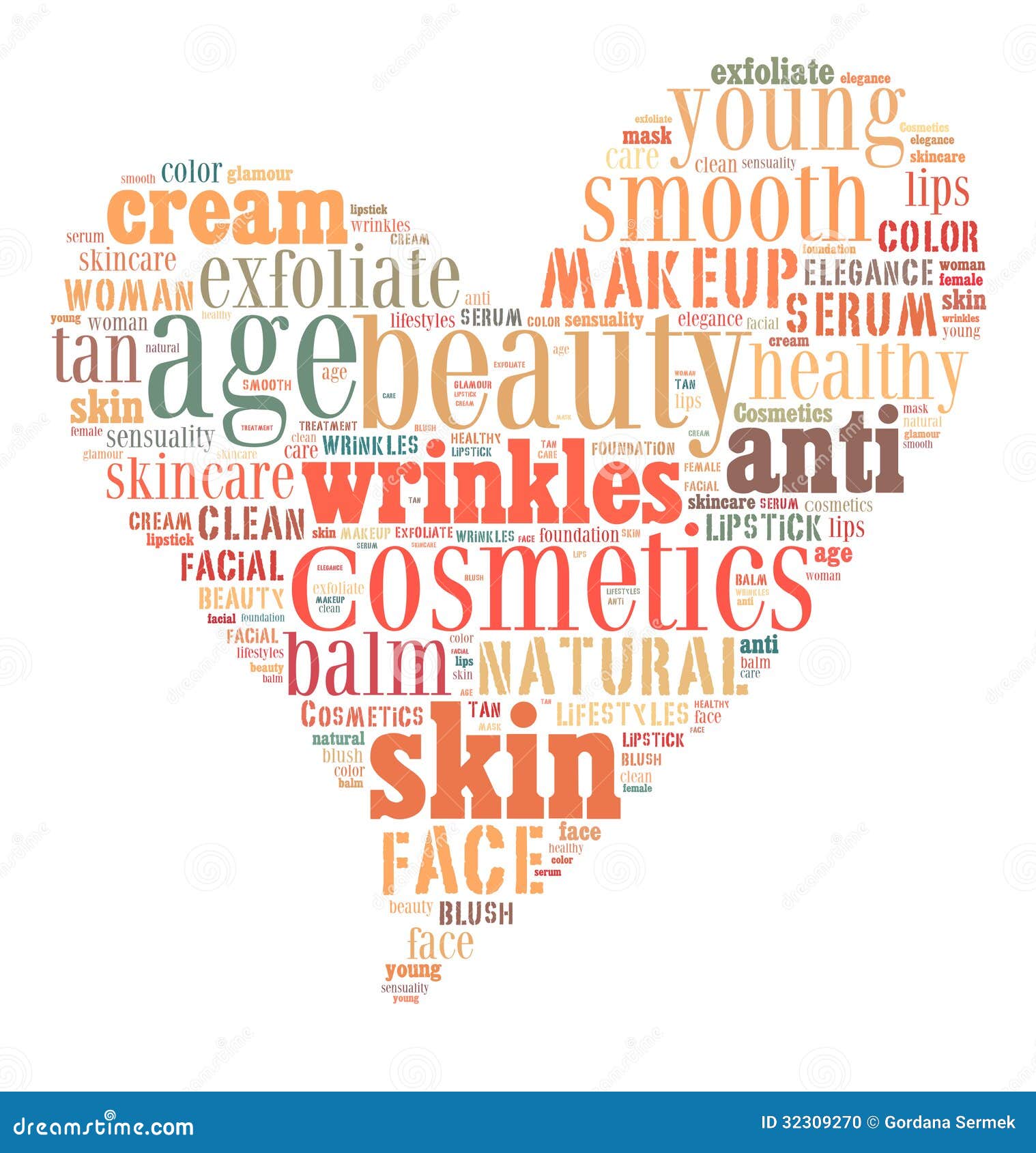 Cosmetics and makeup stock illustration. Illustration of cosmetics ...