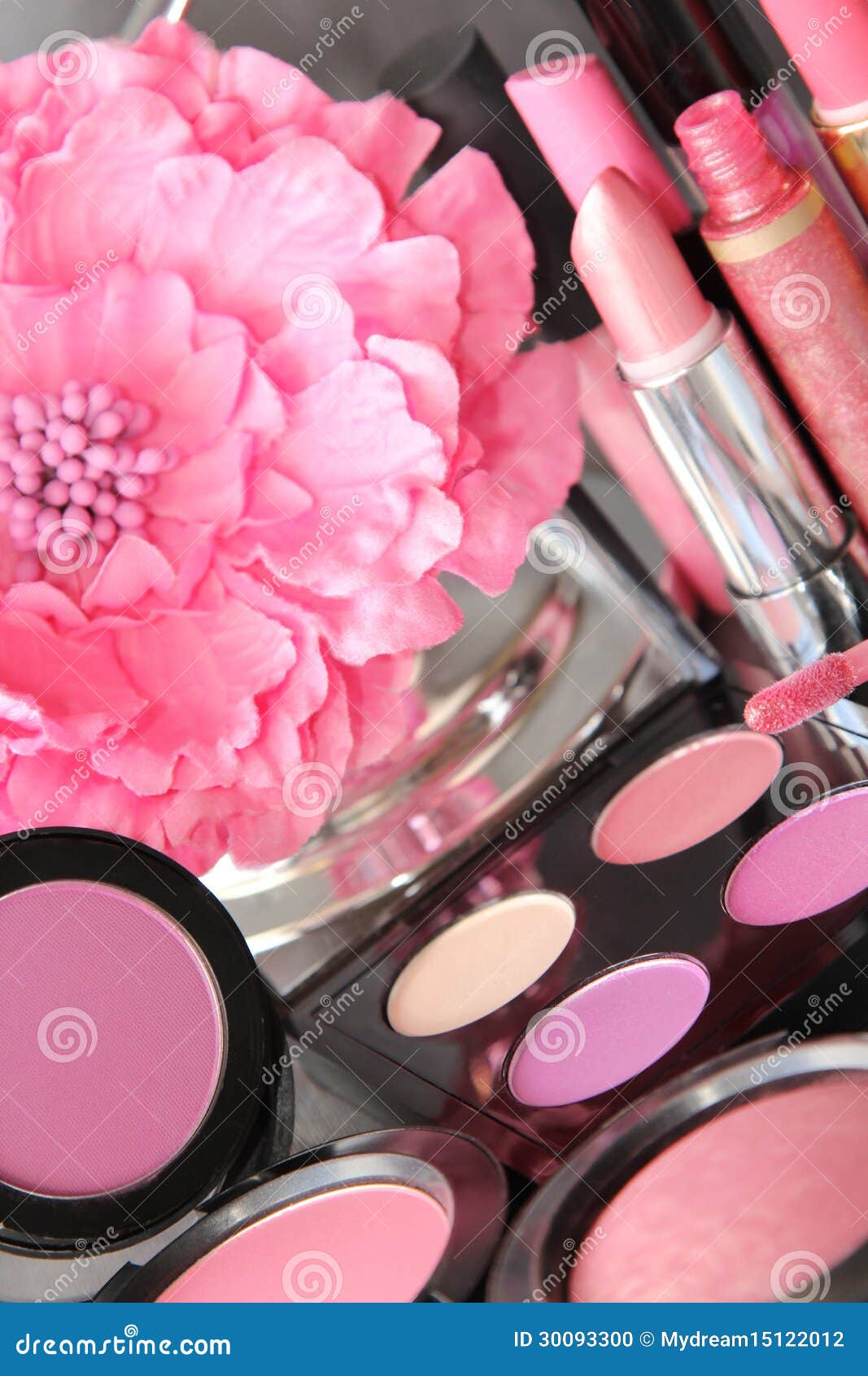 Cosmetics stock photo. Image of liner, woman, pink, shine - 30093300