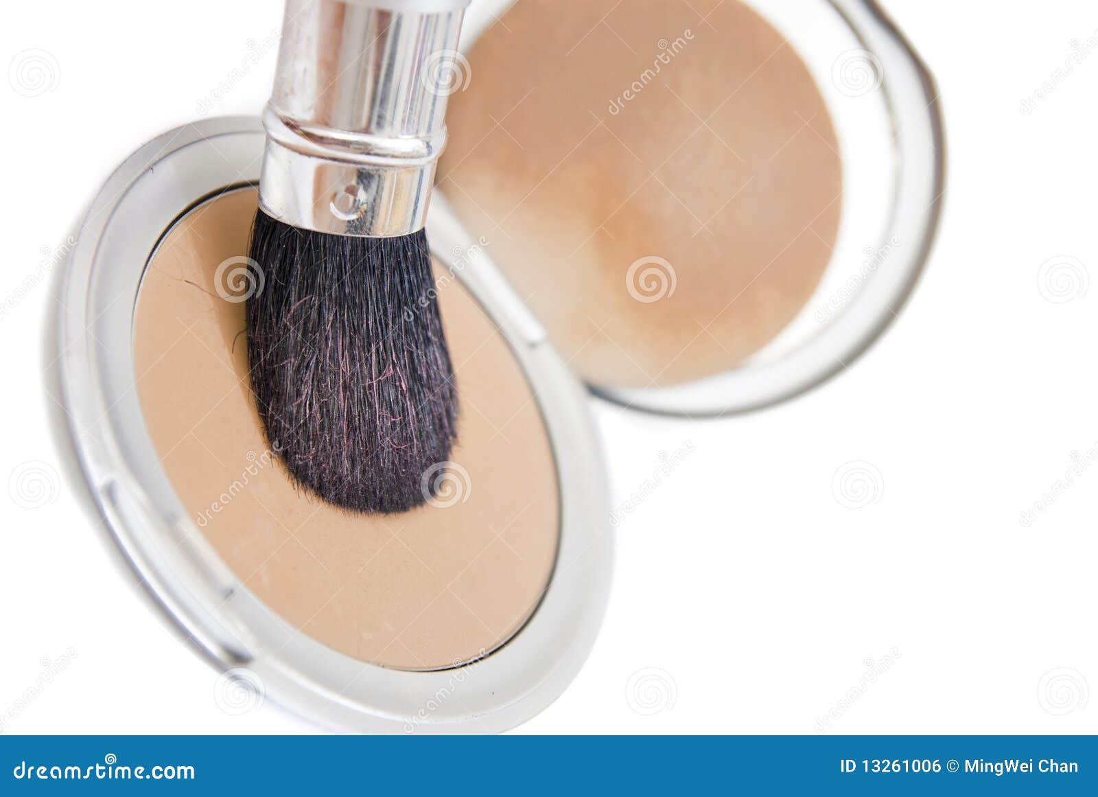 Cosmetics Powder 02 stock photo. Image of artist, isolated - 13261006