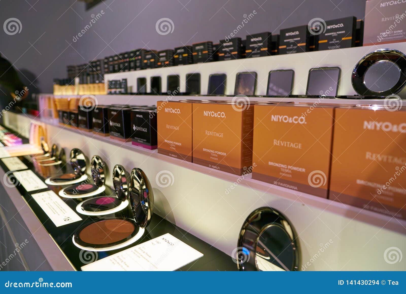 Cosmetics store editorial stock image. Image of elegance - 141430294