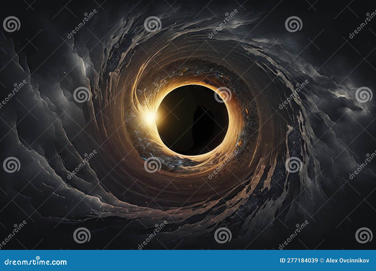 Cosmic Abyss: a Stunning Black Hole Space Background for Your Next ...
