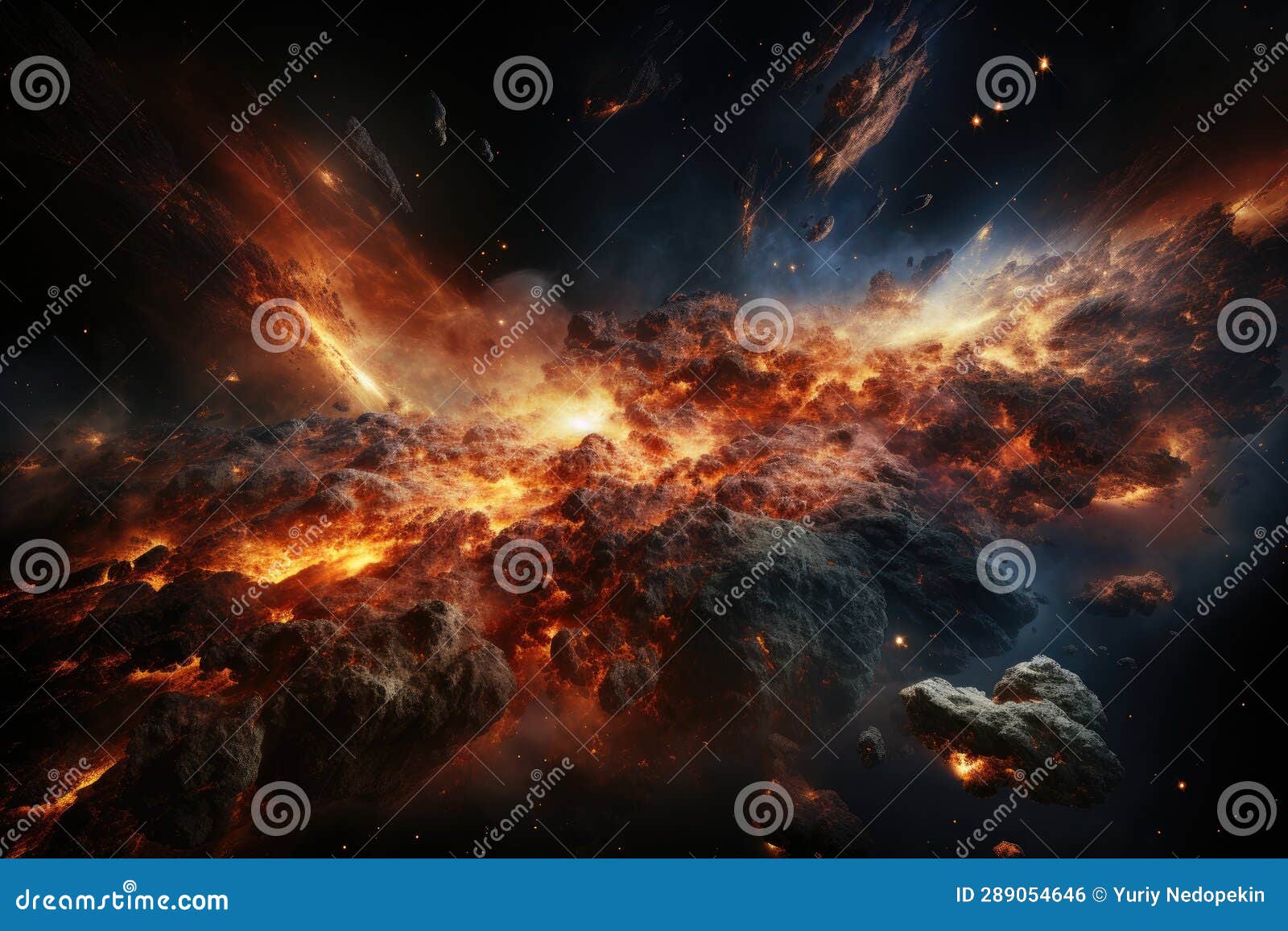 Cosmic Armageddon, Judgment Day of Planet Earth Stock Photo - Image of ...
