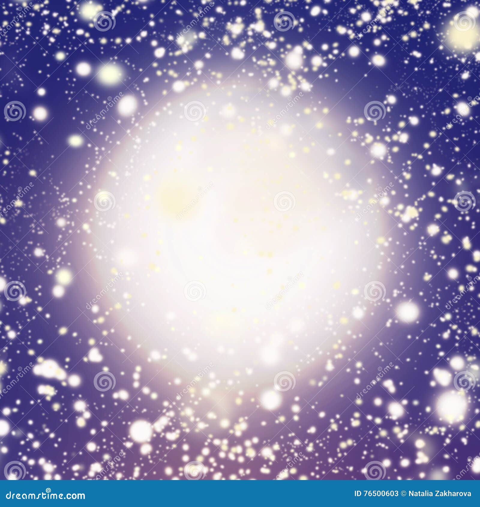 Cosmic Background with Defocused Bokeh Twinkling Lights Stock ...