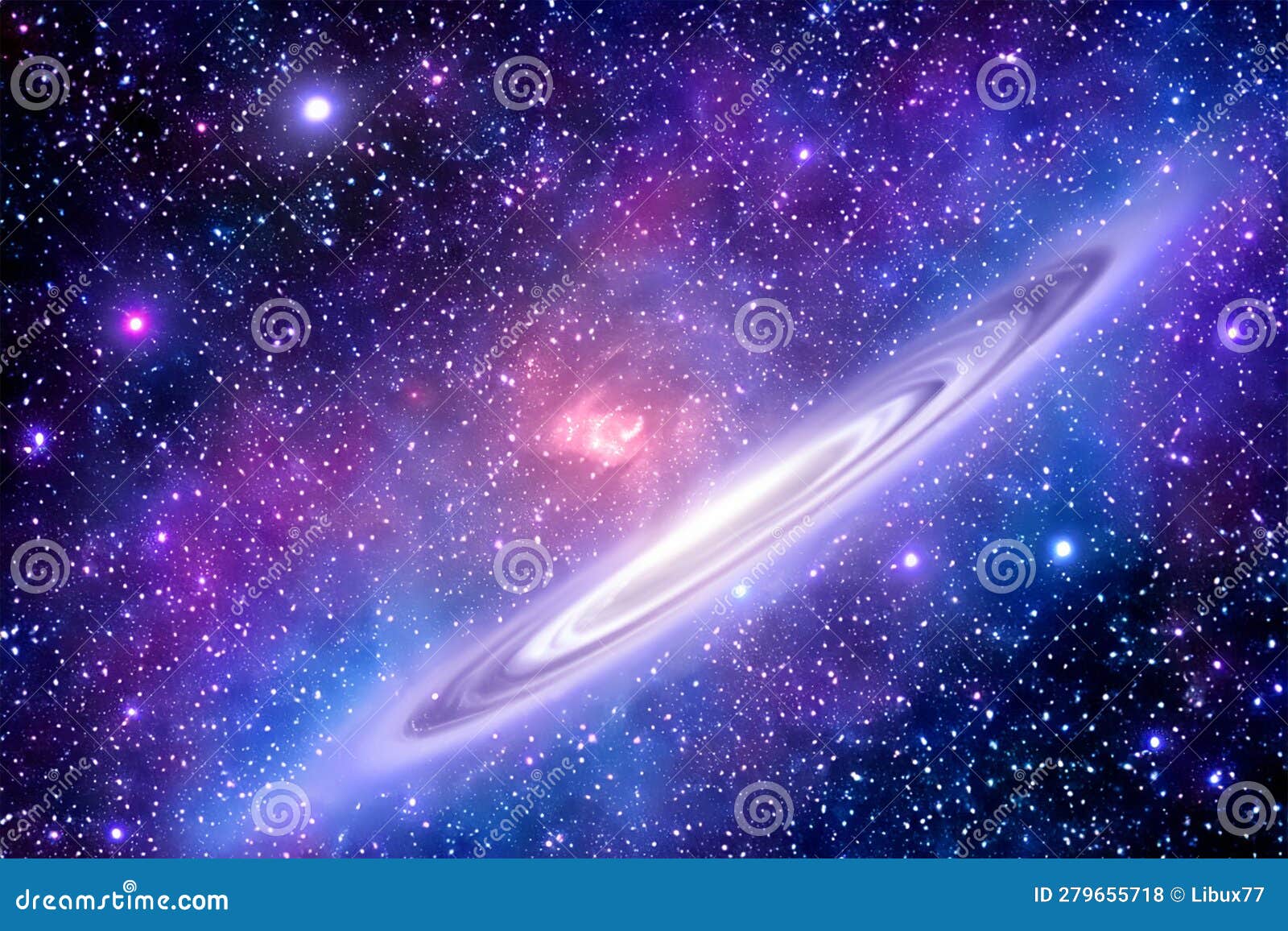 Cosmic Background with Galaxy and Stars Universe Deep Stock ...