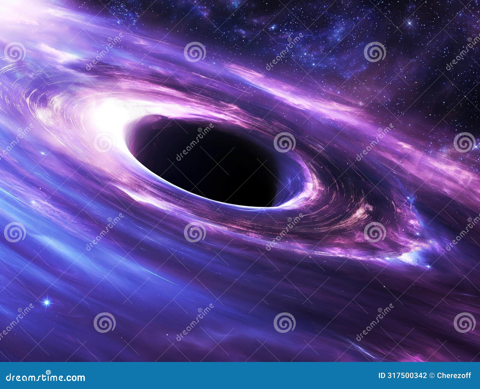 Cosmic Black Hole Vortex in Space Stock Photo - Image of bright, swirl ...