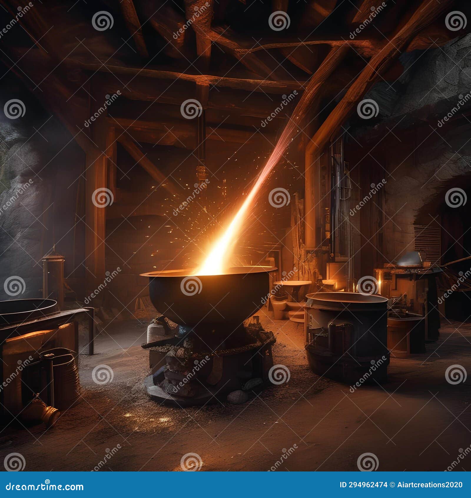 A Cosmic Blacksmith, Forging New Worlds in the Cosmic Fires of Creation ...