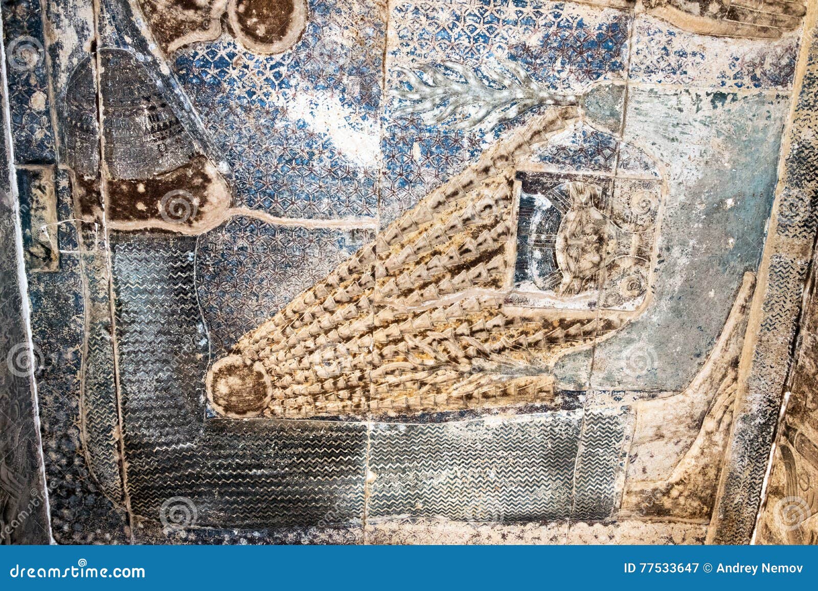 Cosmic Body Fresco on the Ceiling Stock Image - Image of myths, fresco ...