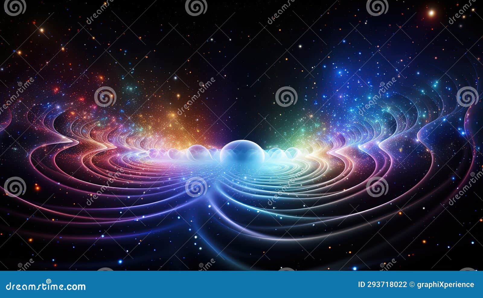 Cosmic Breathing stock illustration. Illustration of respiration ...