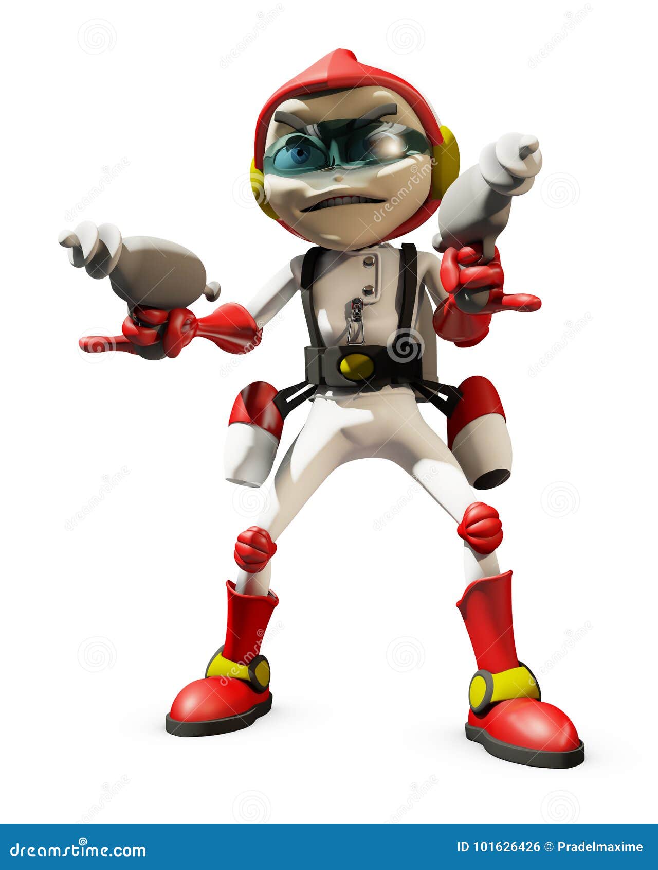 Cosmic cartoon character stock illustration. Illustration of laser ...