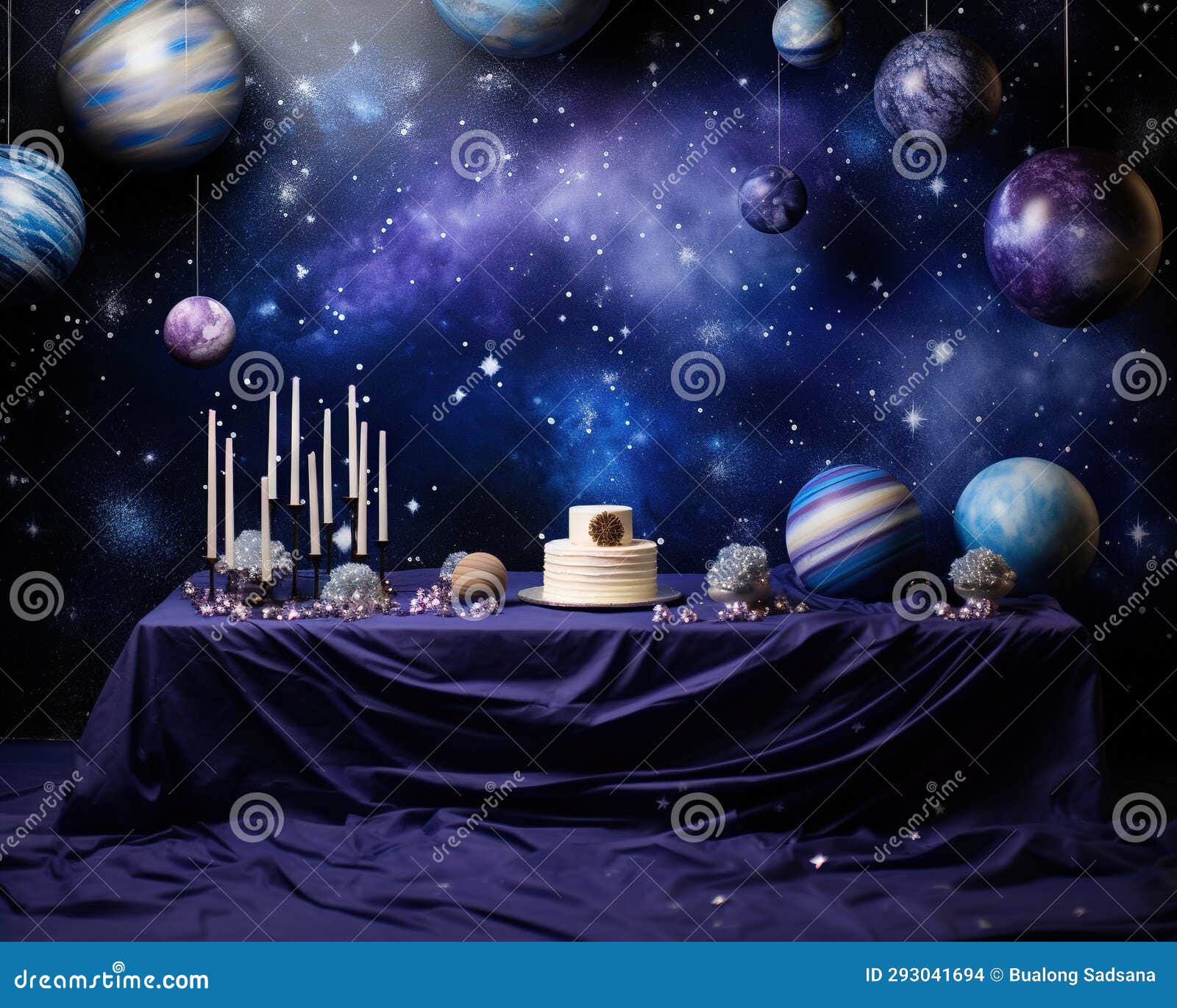 Cosmic Celebration - Anniversary and Smash Cake Photosession Backdrop ...