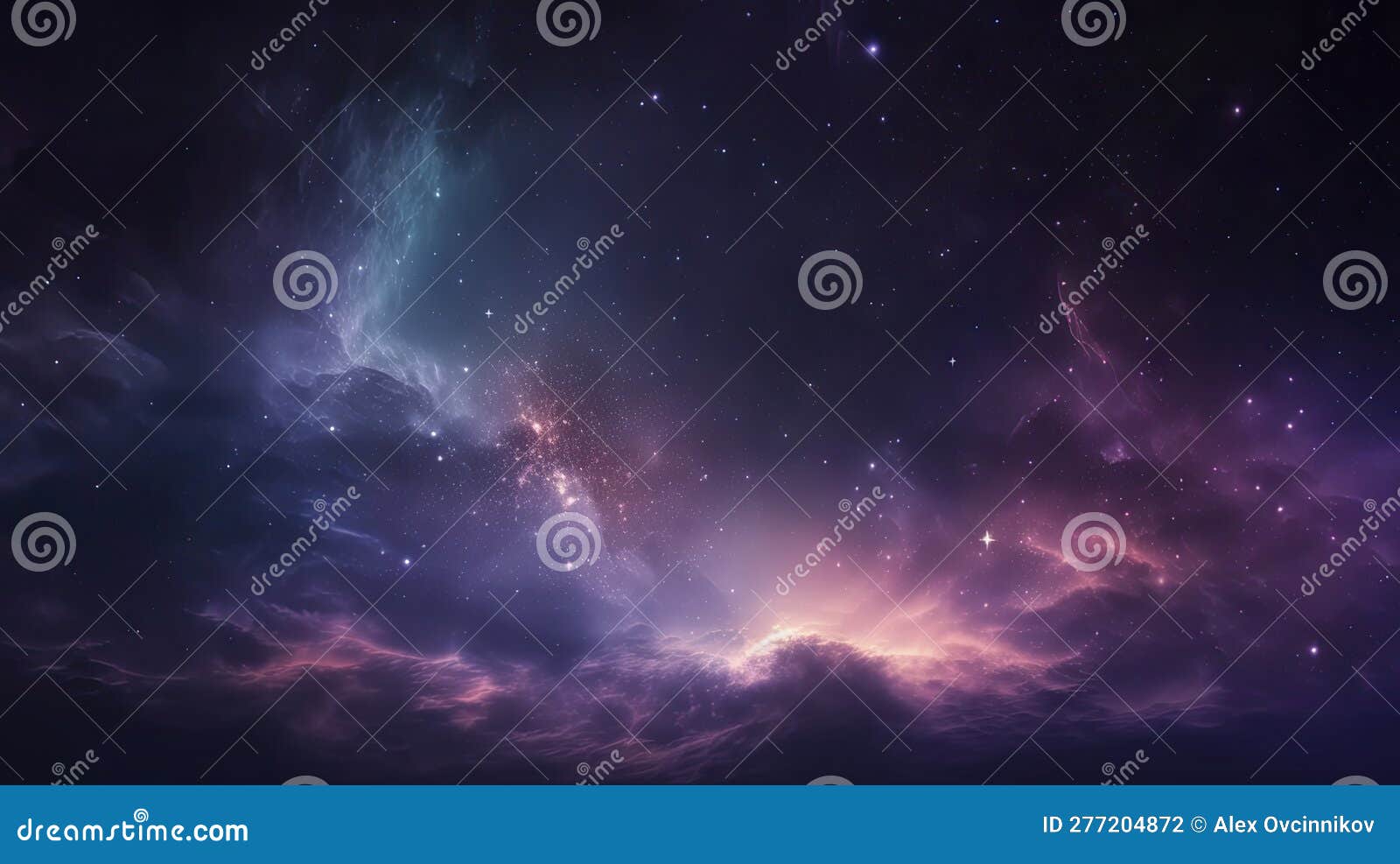 Cosmic Clouds and Beautiful Universe Night Sky Background for Posters ...