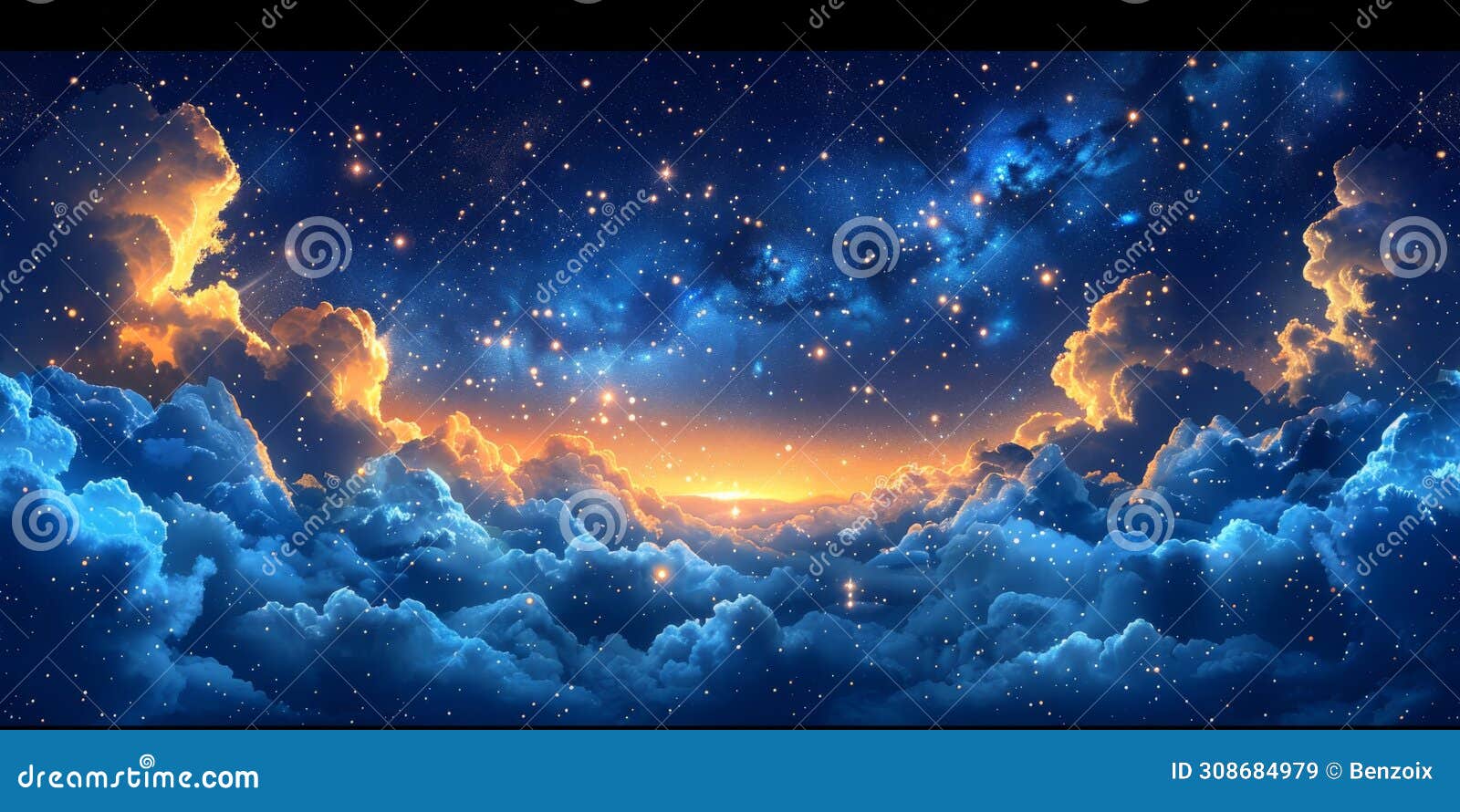 Cosmic Clouds of Mist on Bright Colorful Backgrounds Stock Image ...