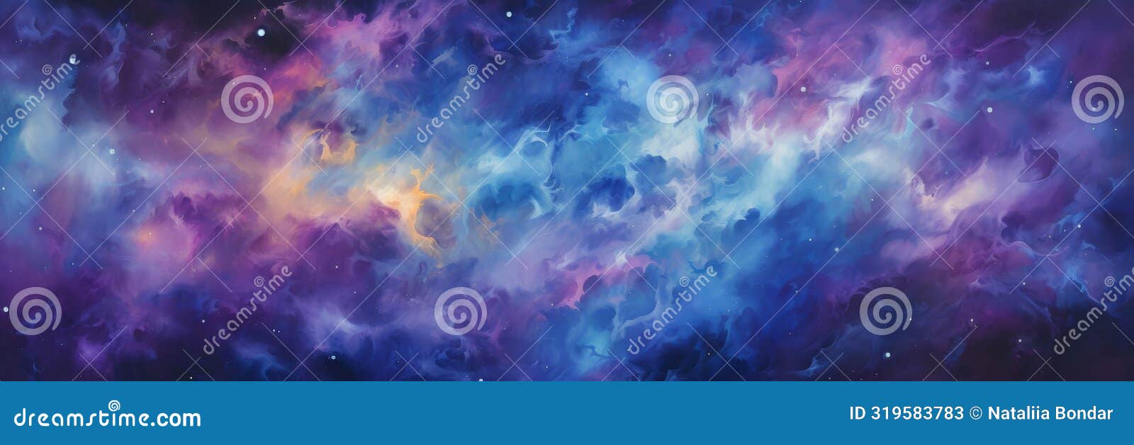 Abstract Astral Background Wallpaper. Futuristic Baroque Style Art ...