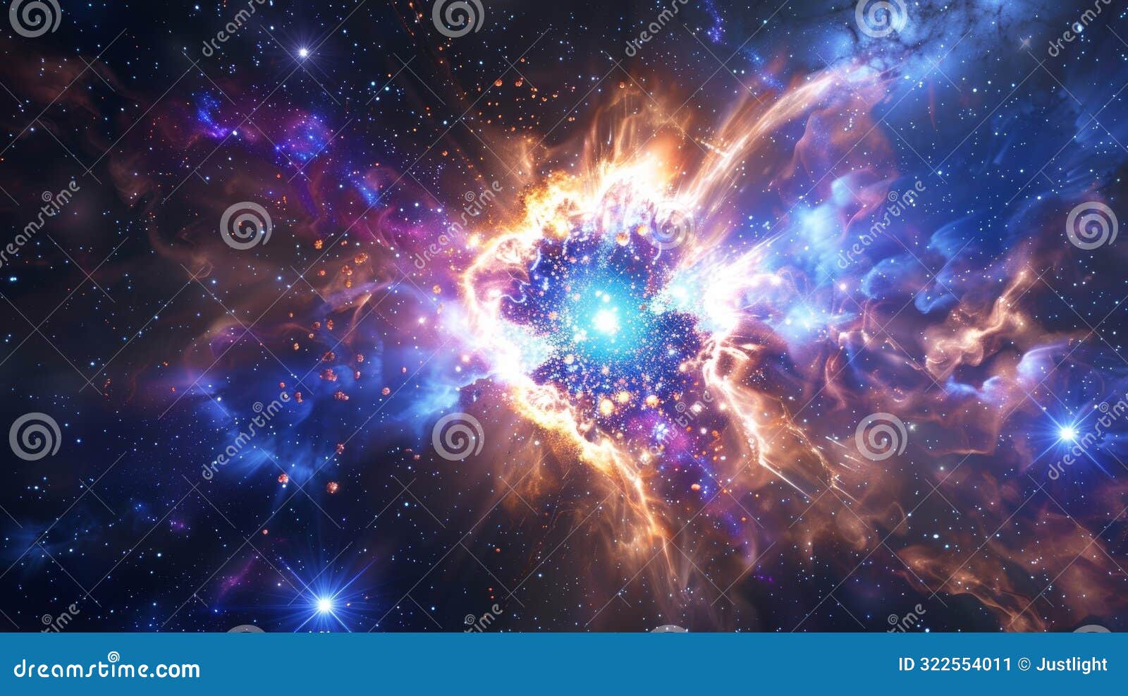 A Cosmic Collision Reveals Dark Matter Particles Exploding Outward ...