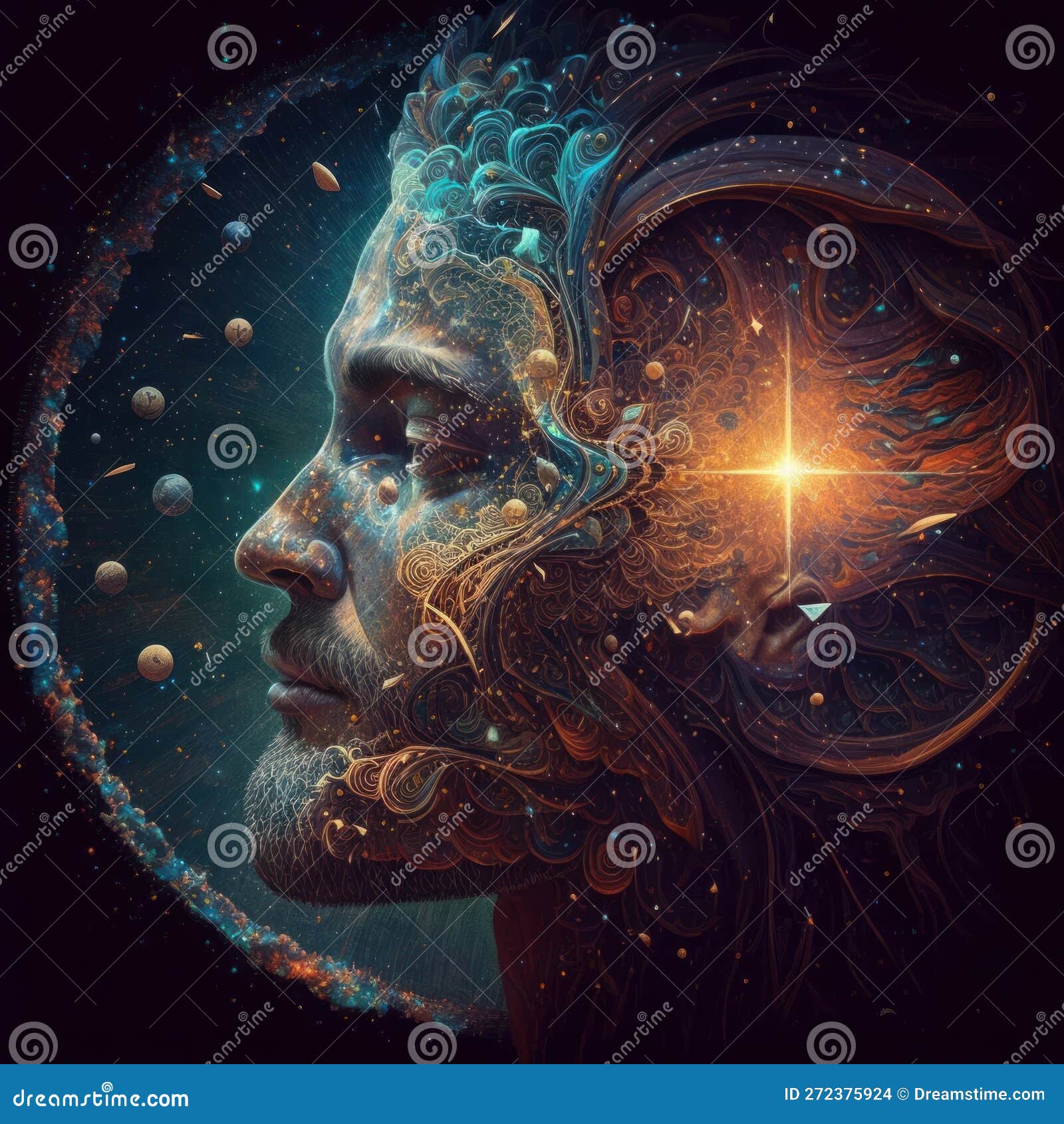 Cosmic Consciousness Awakening Epic Divine Evocative Generative AI ...