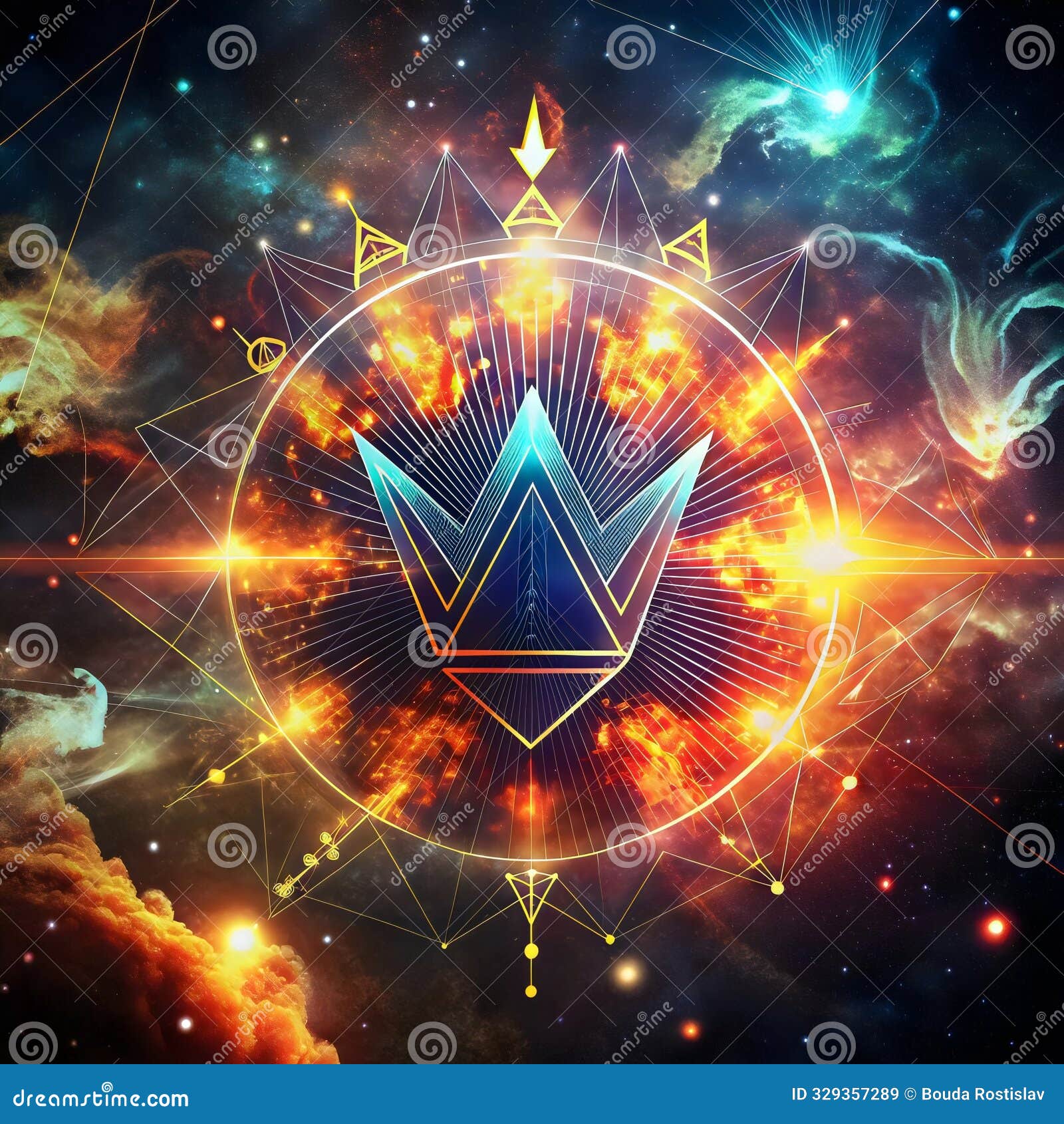 Set Of Symbols Of Explosions & Volcanic Eruptions, For Logo, Emblems Or ...