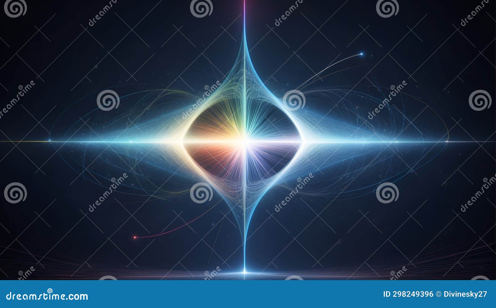 Transcending Dimensions Through Dynamic Visuals. Ai Generated Stock ...