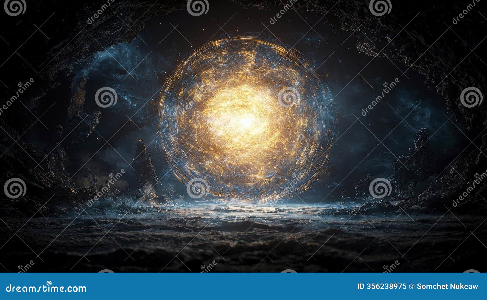 Cosmic Explosion Creation Unknown Realm Digital Art Surreal Space ...