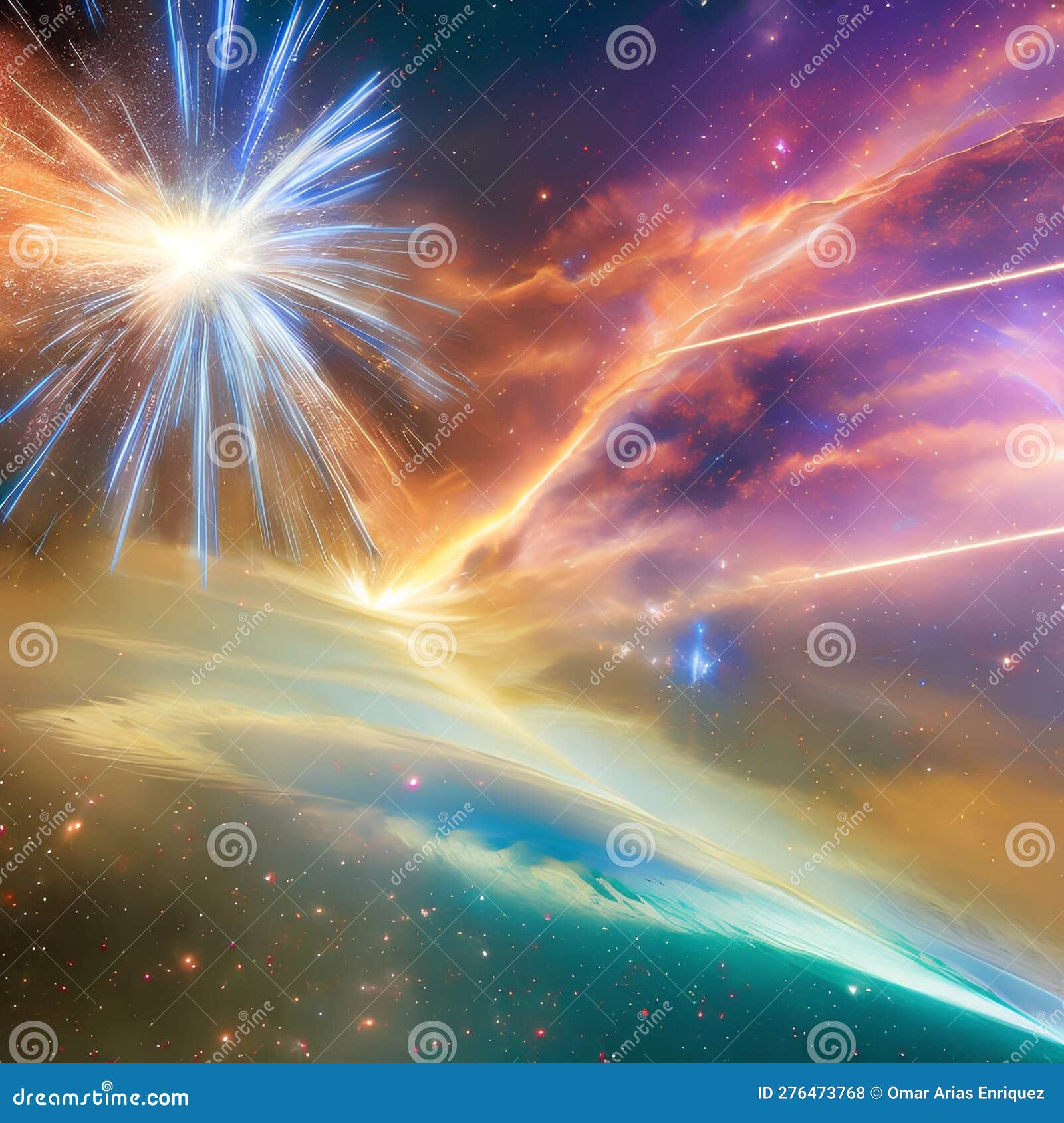 A Cosmic Explosion of Light and Energy, with Stars and Galaxies ...