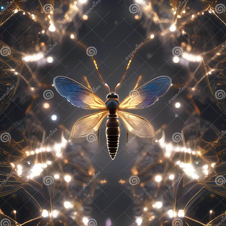 A Cosmic Firefly with Wings that Create Patterns of Light in the Cosmic ...