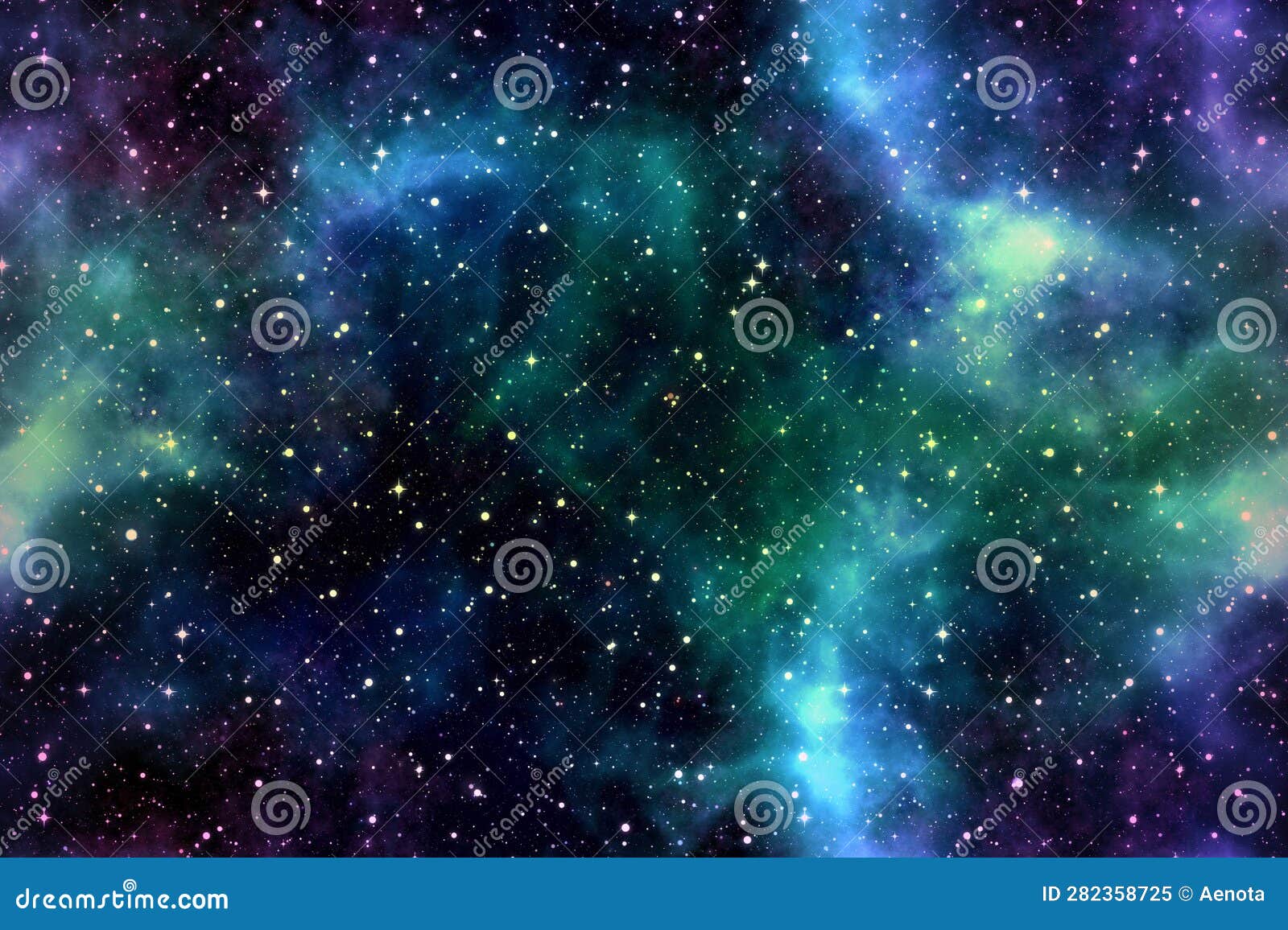 Cosmic Galaxy Aether Background Stock Illustration - Illustration of ...