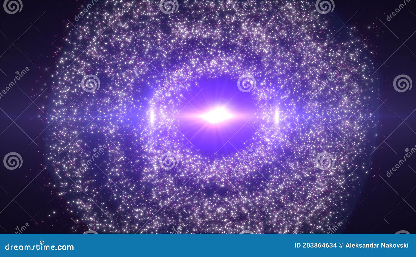 Cosmic Galaxy Background Abstract 3d Illustration Stock Illustration ...
