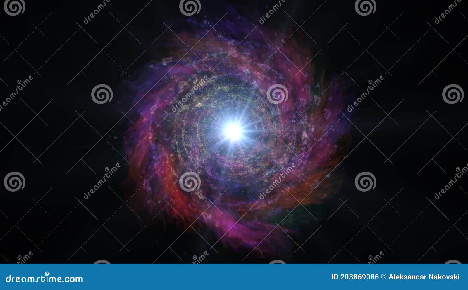 Cosmic Galaxy Background Abstract Light Stock Illustration ...
