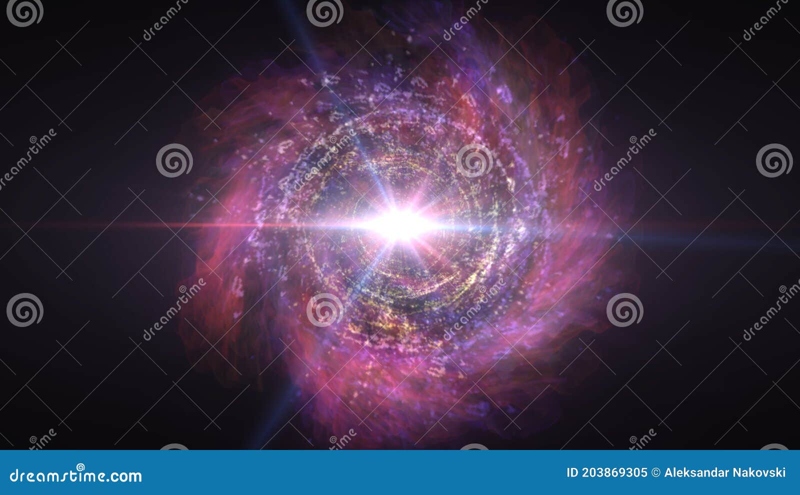 Cosmic Galaxy Background Abstract Light Stock Illustration ...