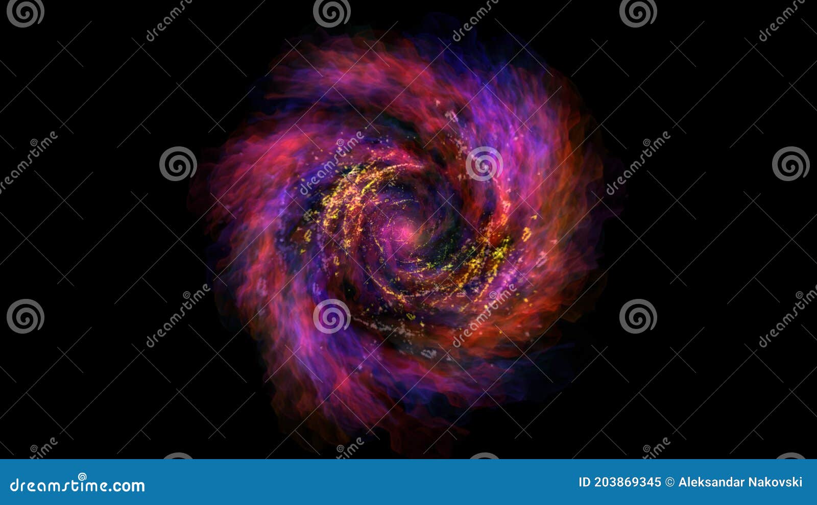 Cosmic Galaxy Background Abstract Light Stock Illustration ...