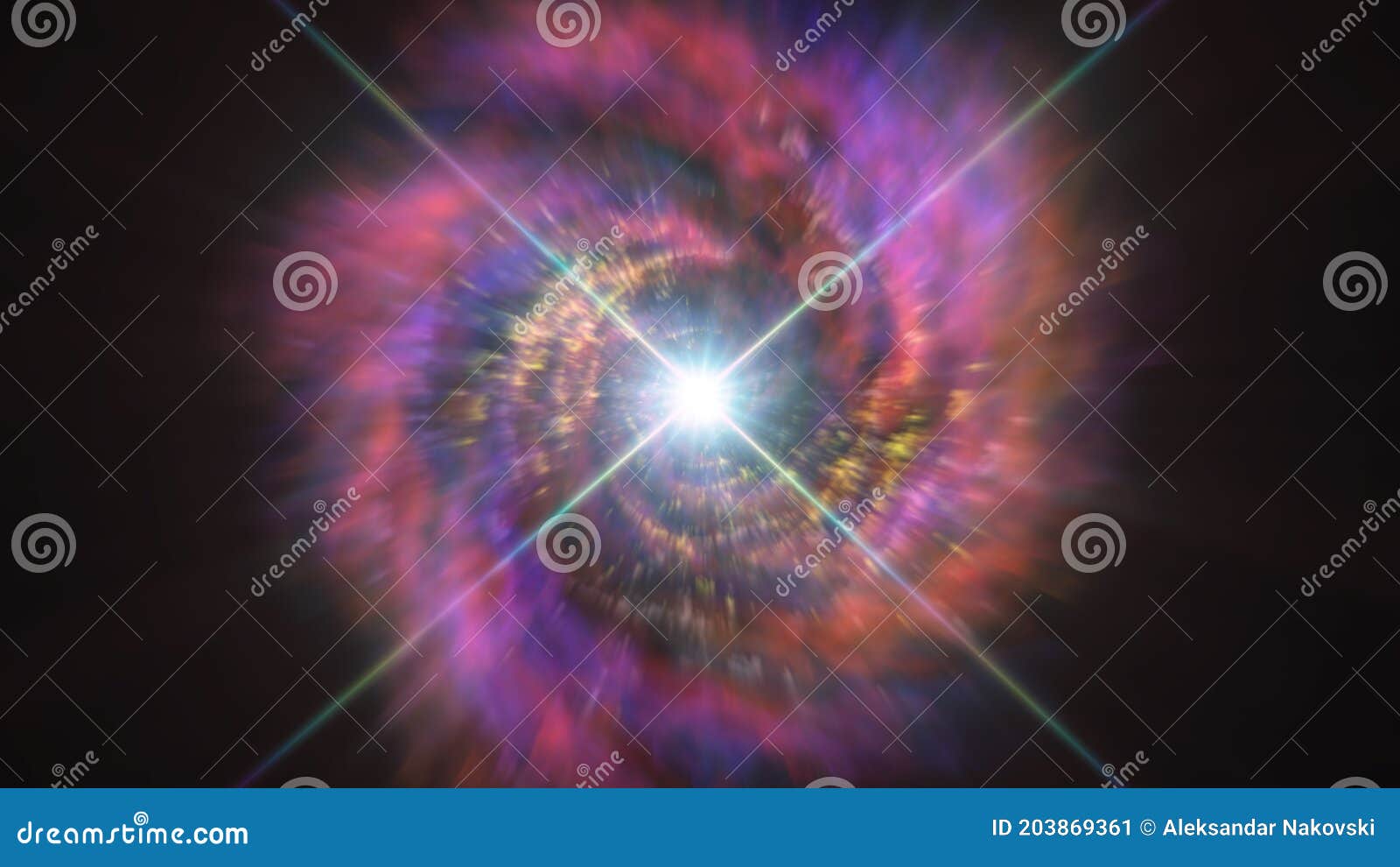 Cosmic Galaxy Background Abstract Light Stock Illustration ...