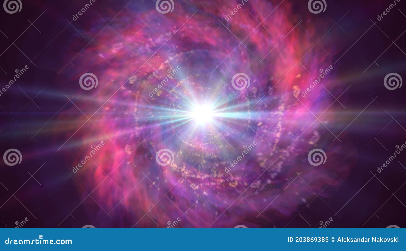 Cosmic Galaxy Background Abstract Light Stock Illustration ...
