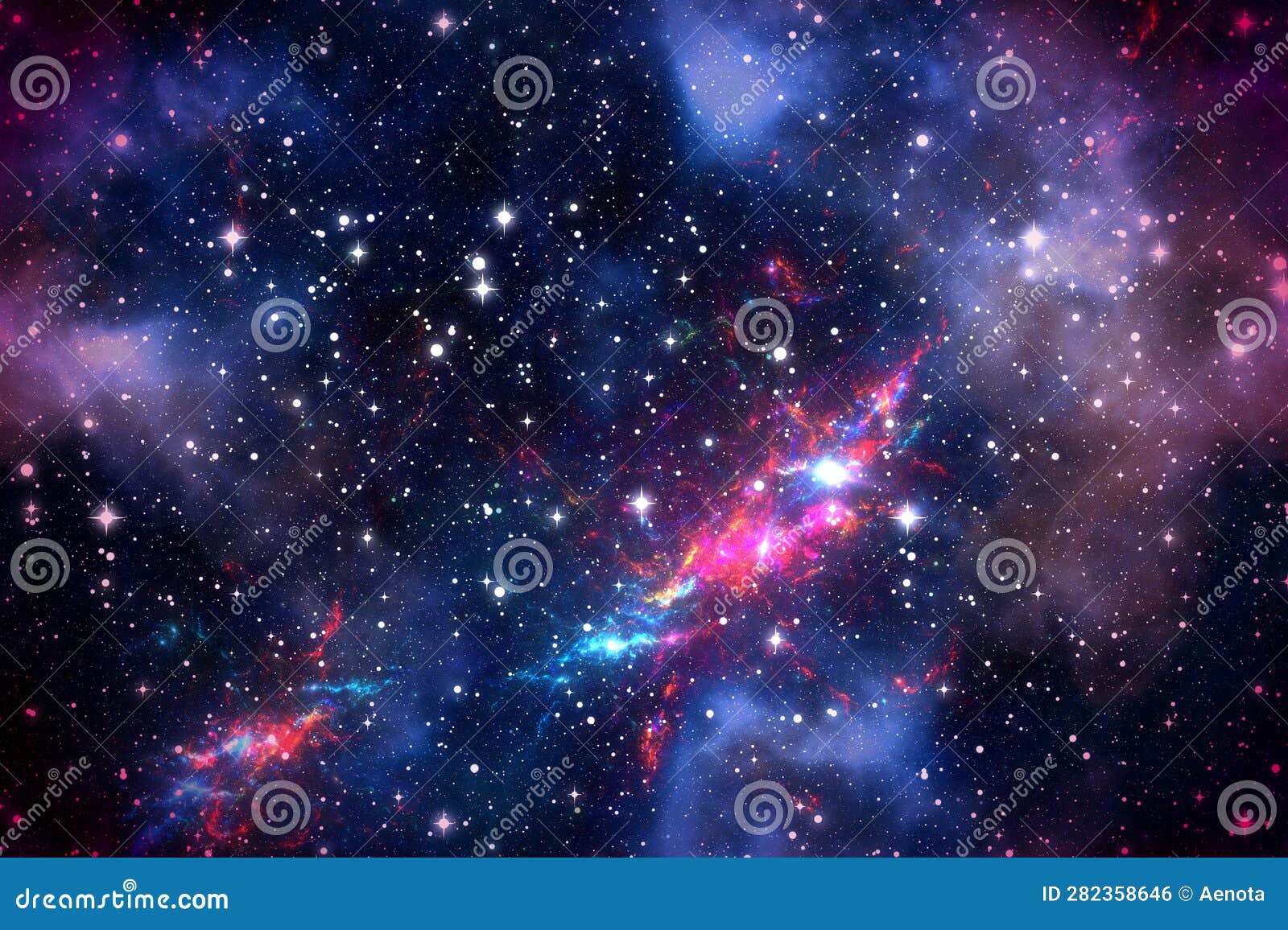 Cosmic Galaxy Stars Print - Starry Sky Backdrop - Galaxy Space ...