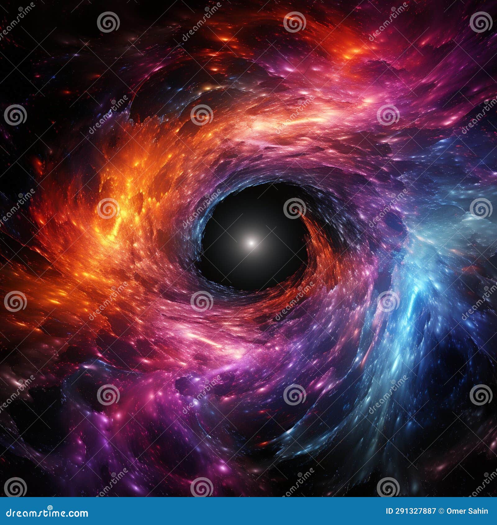 Cosmic Gateways: Portals To the Unknown Stock Image - Image of surreal ...