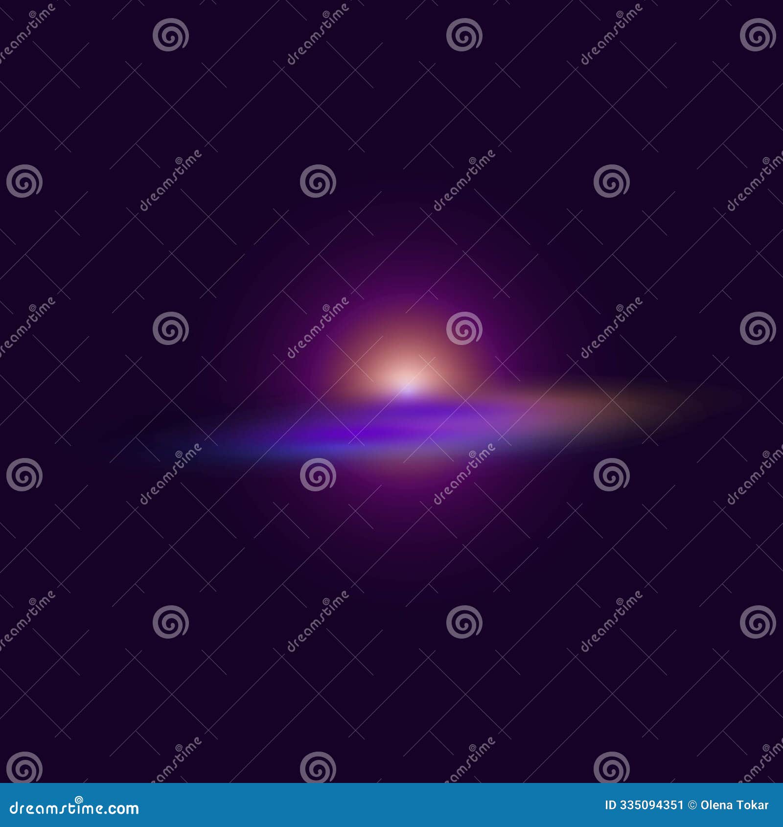 Cosmic Glow Refraction Of Rainbow Ray Light. Star Dust Fog Light ...