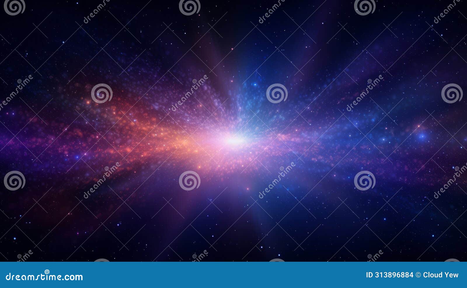 Cosmic Hyper Zoom Background with Cosmic Dust Stock Illustration ...