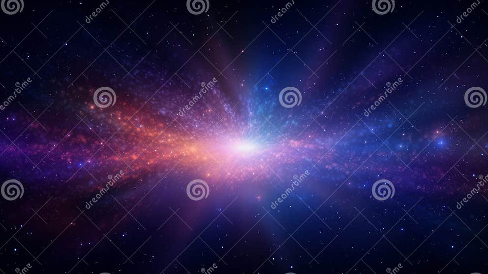 Cosmic Hyper Zoom Background with Cosmic Dust Stock Illustration ...
