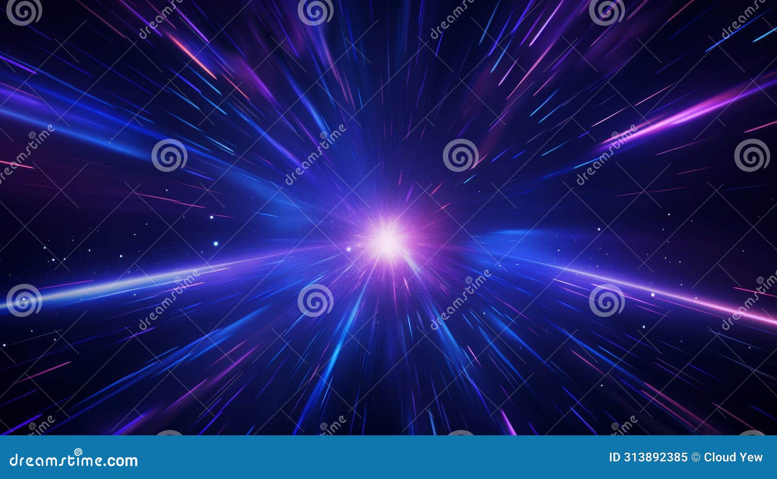 Cosmic Hyper Zoom Background with Starry Elements Stock Illustration ...