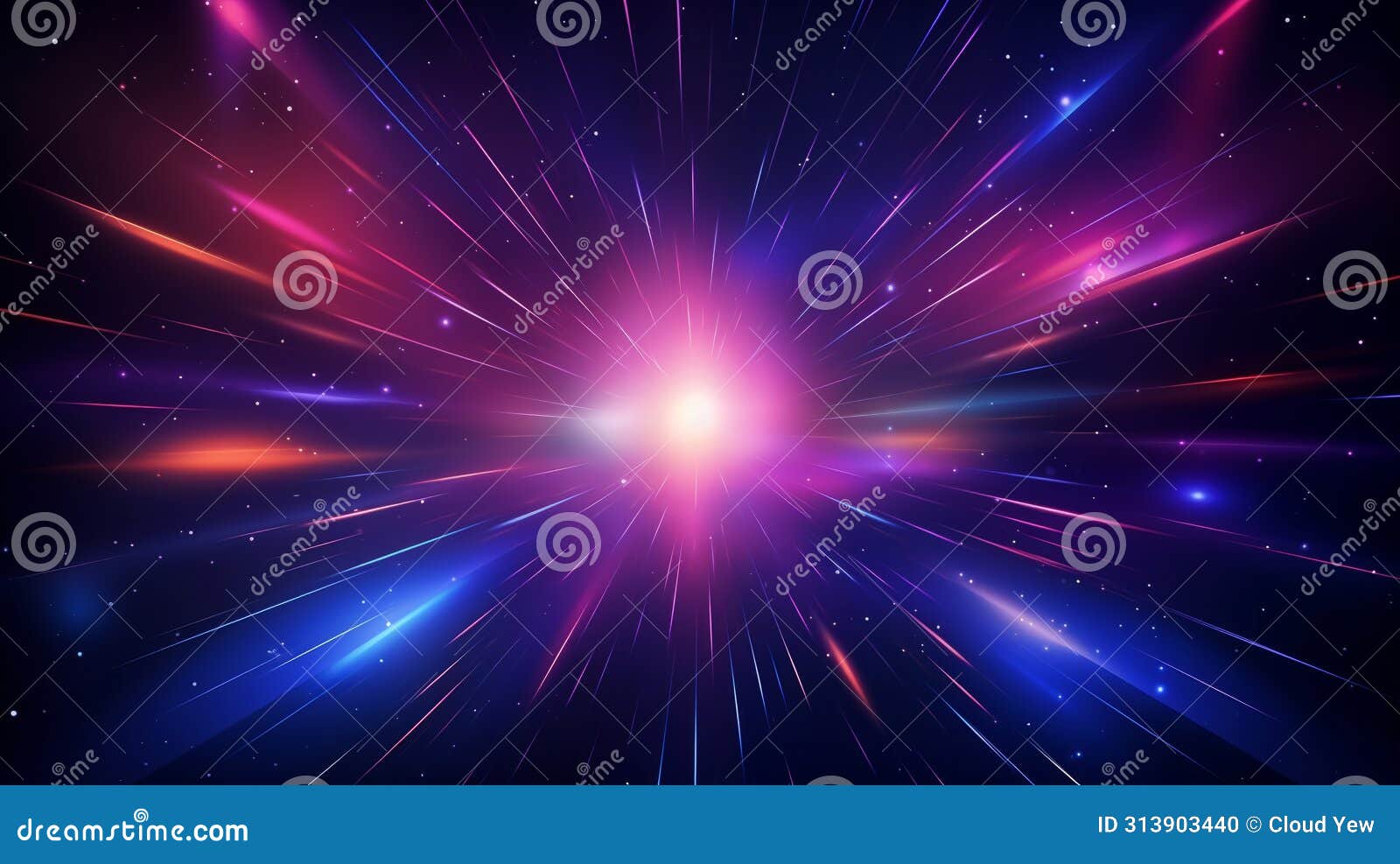 Cosmic Hyper Zoom Background with Starry Elements Stock Illustration ...