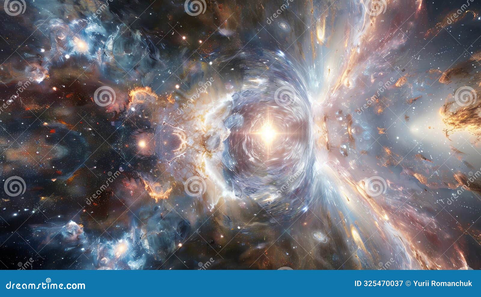 Exploring Time's Intriguing Convergence Stock Photography ...