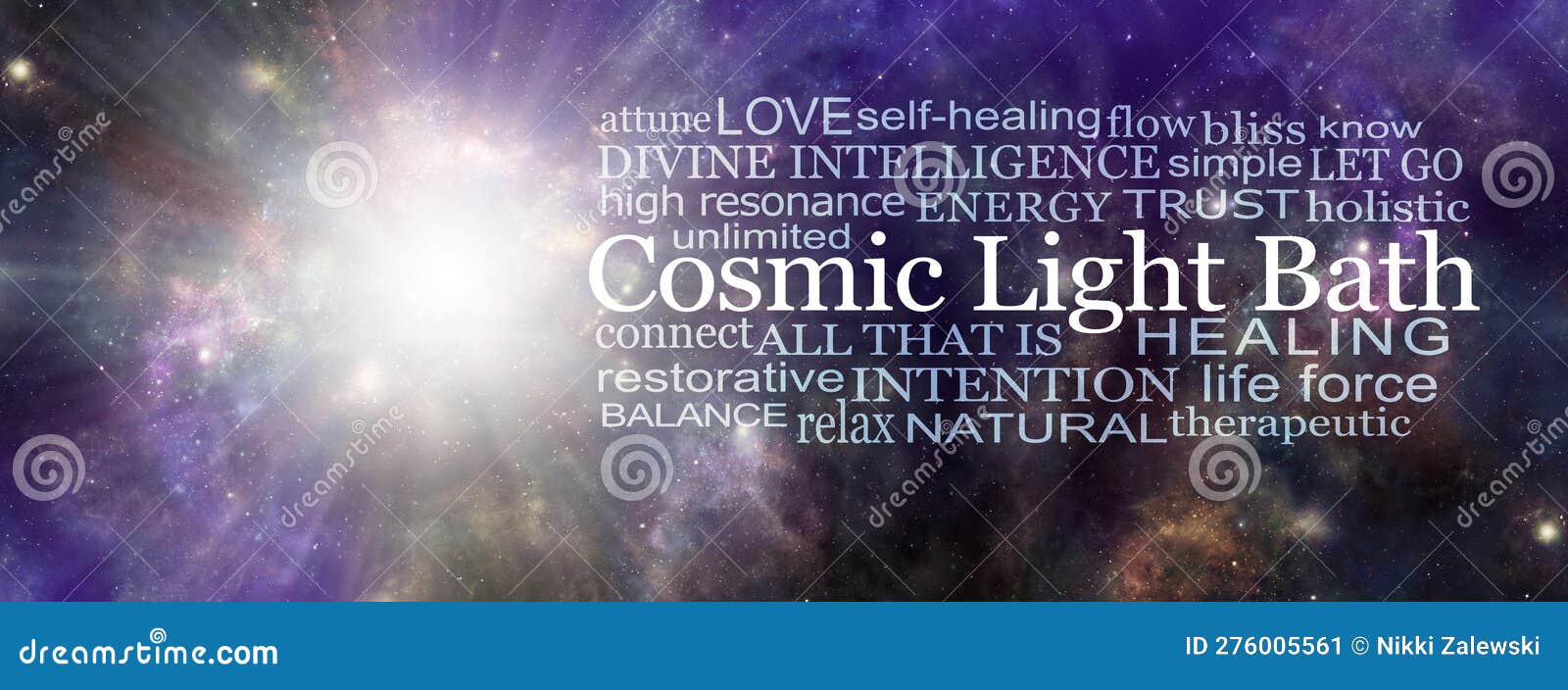 Cosmic Light Bath Word Cloud Stock Image - Image of bang, font: 276005561