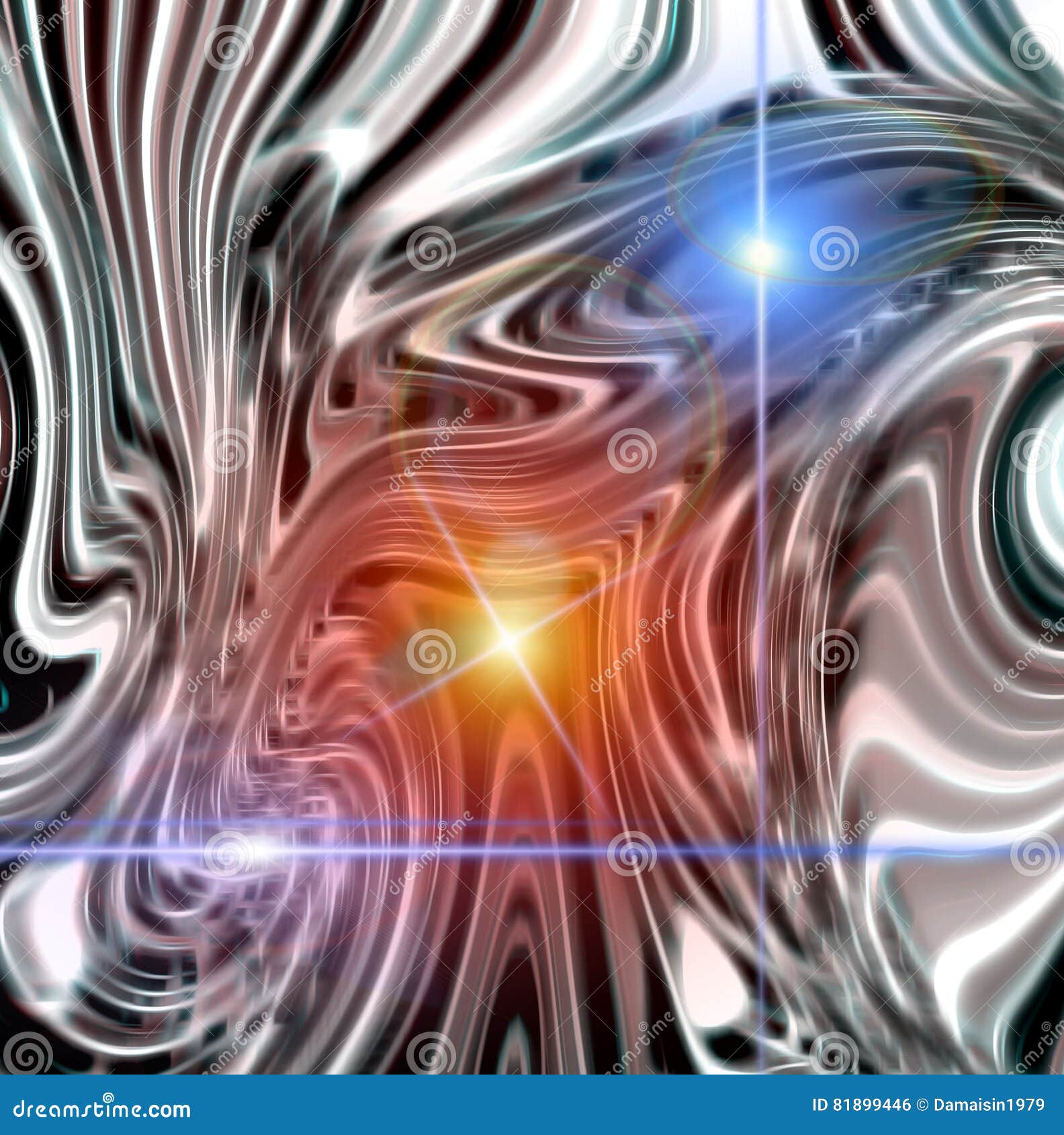 Cosmic lights background stock illustration. Illustration of planet ...