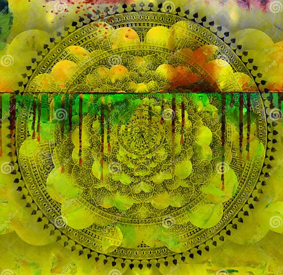 Cosmic mandala stock illustration. Illustration of circle - 83633948