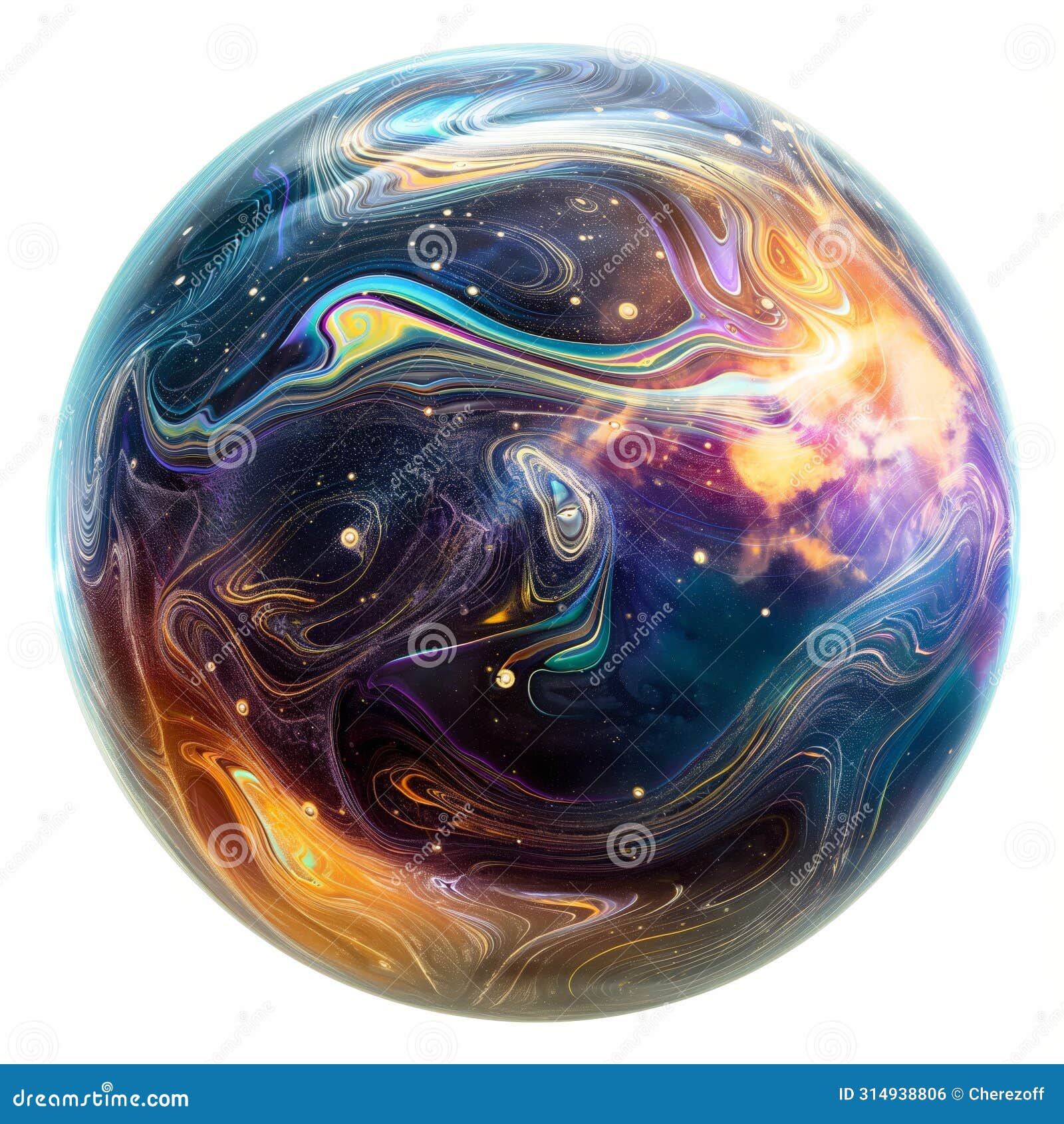 Cosmic Marble stock photo. Image of colorful, swirl - 314938806