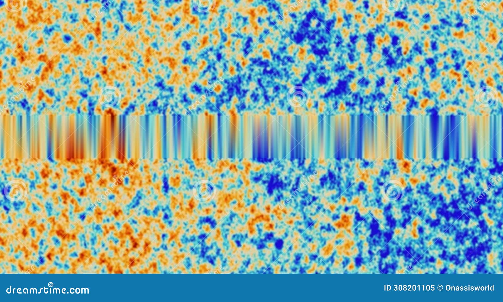 Cosmic Microwave Background Radiation Patterns Visualized In Thermal ...