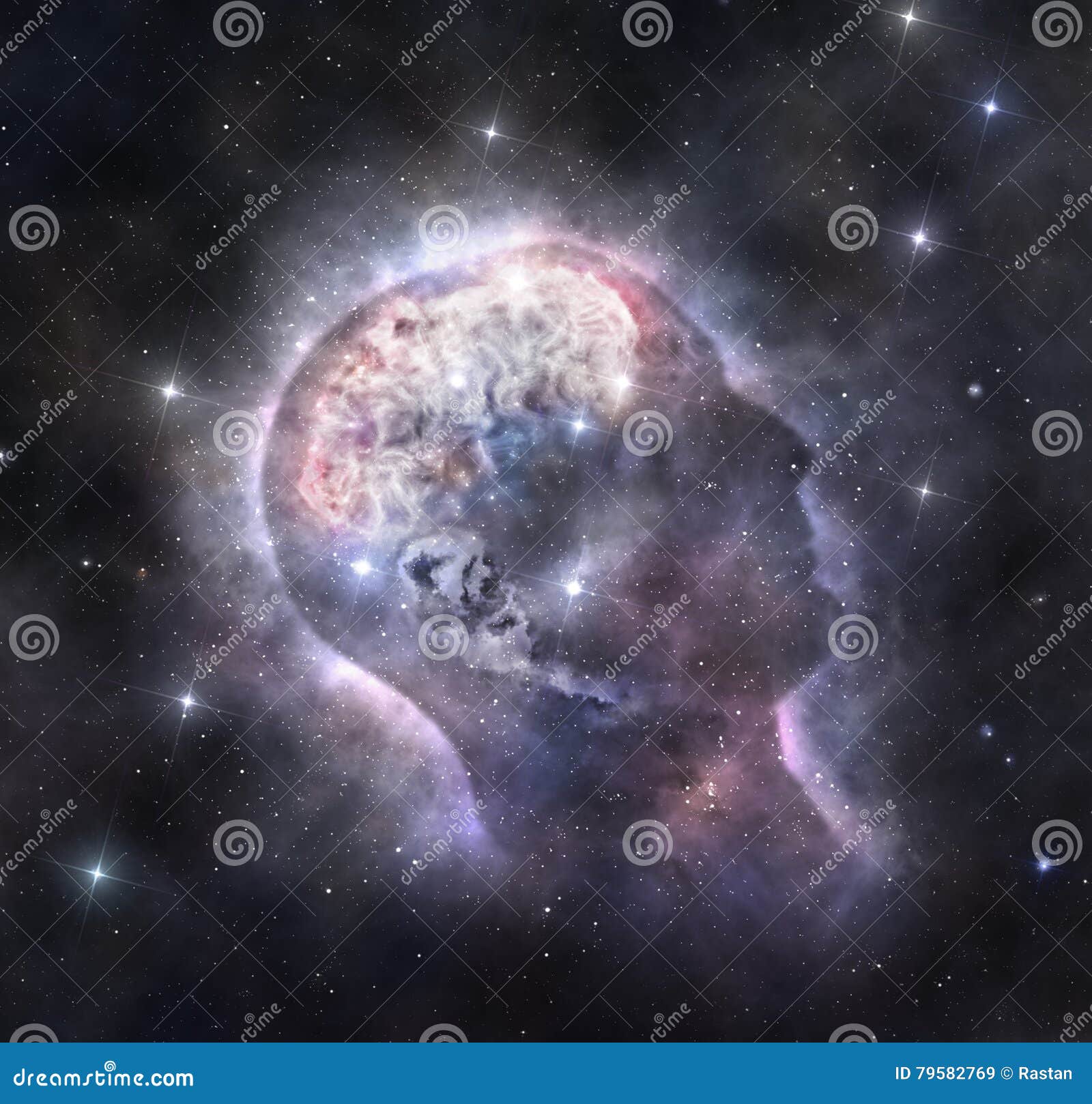 Cosmic mind stock image. Image of majestic, knowledge - 79582769