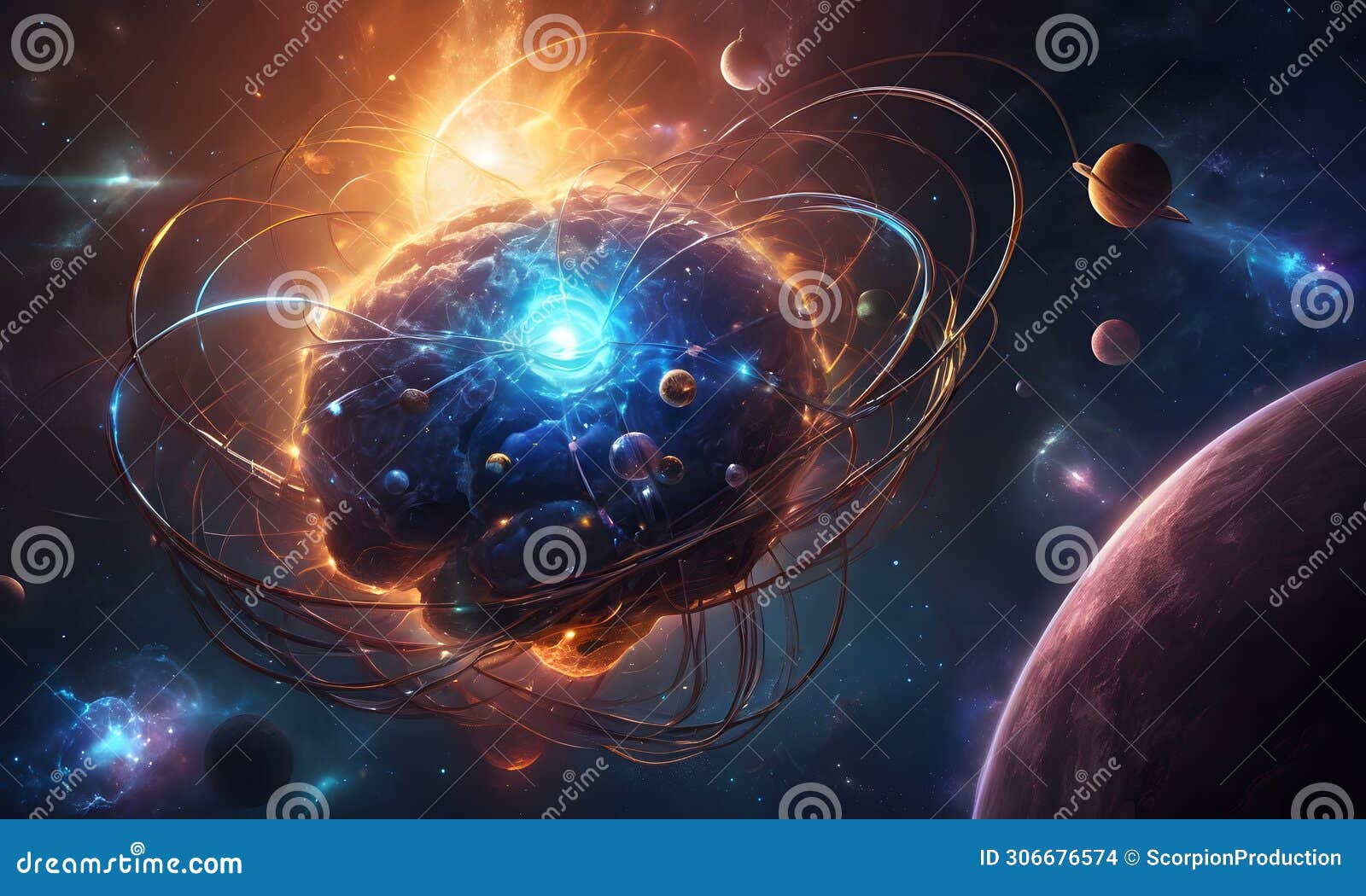 Cosmic Mind Illuminating the Universe AI Generated Stock Photo - Image ... Cosmic Mind Illuminating the Universe AI Generated Stock Photo - Image ...